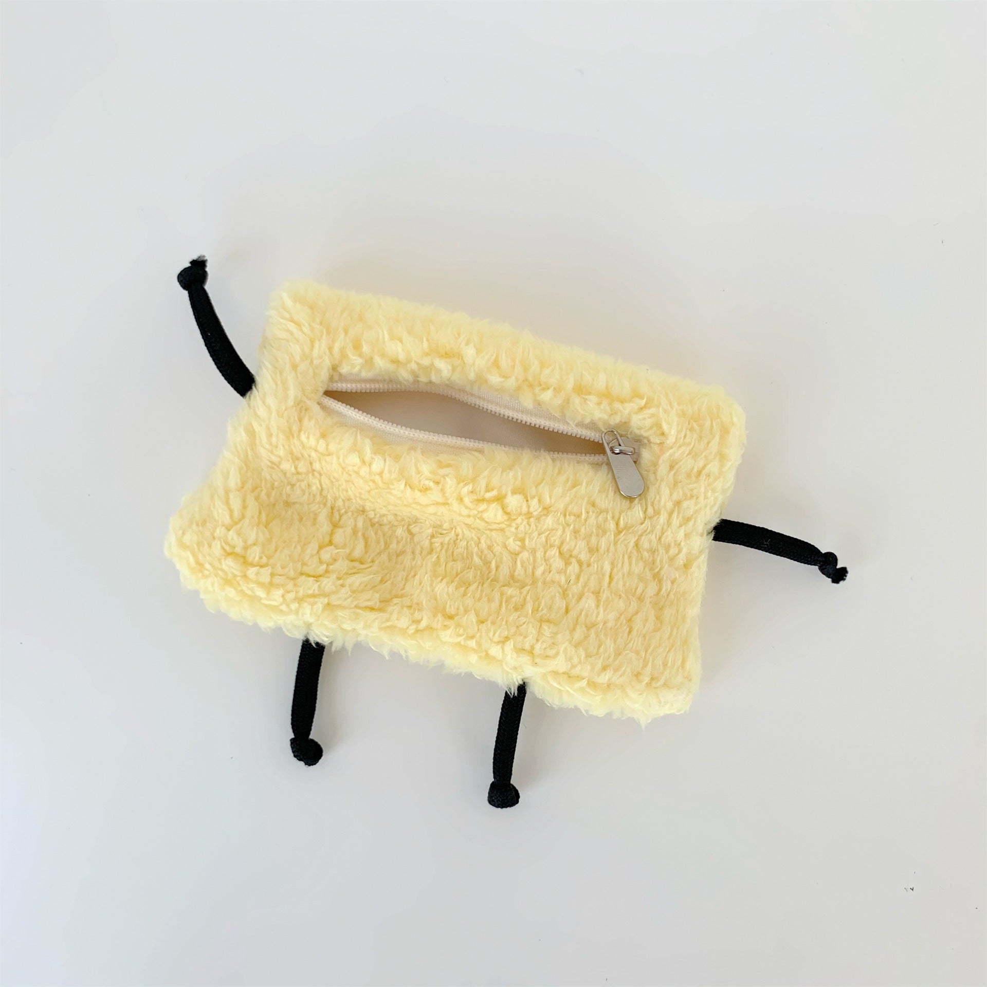 Cute Cheese Villain Cartoon Smiley Face Embroidered Card Holder – Glarebag